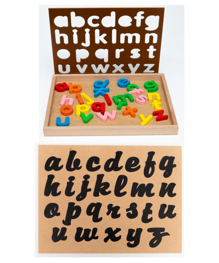 English Alphabet Puzzle 3-Layer Cursive Writing – Hilife India