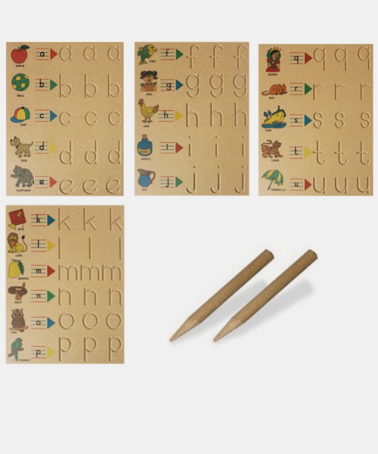 Tiny Tots’ small abc Tracing & Word Board With Objects – Hilife India