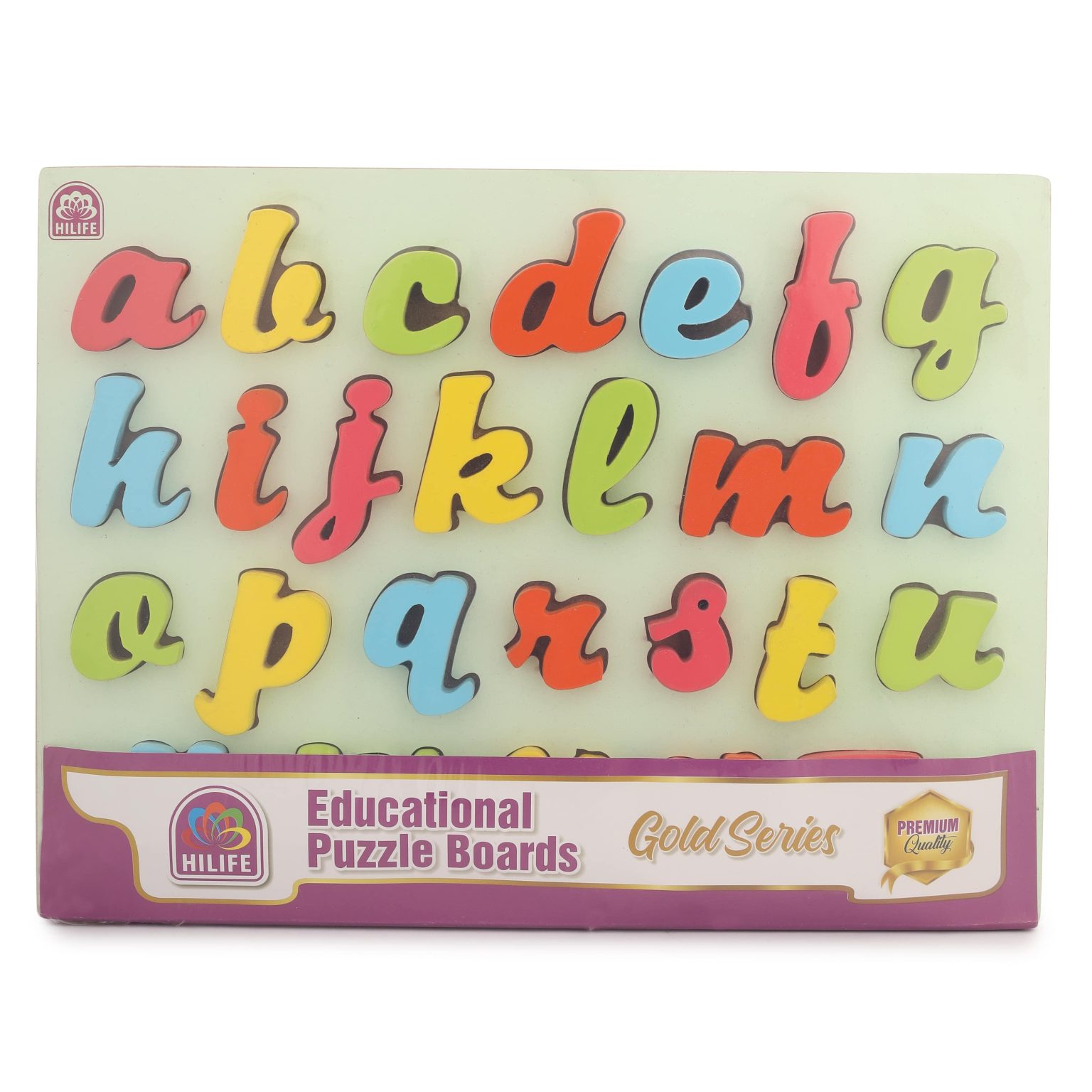 Premium English Alphabet Raised Puzzle- Cursive – Hilife India